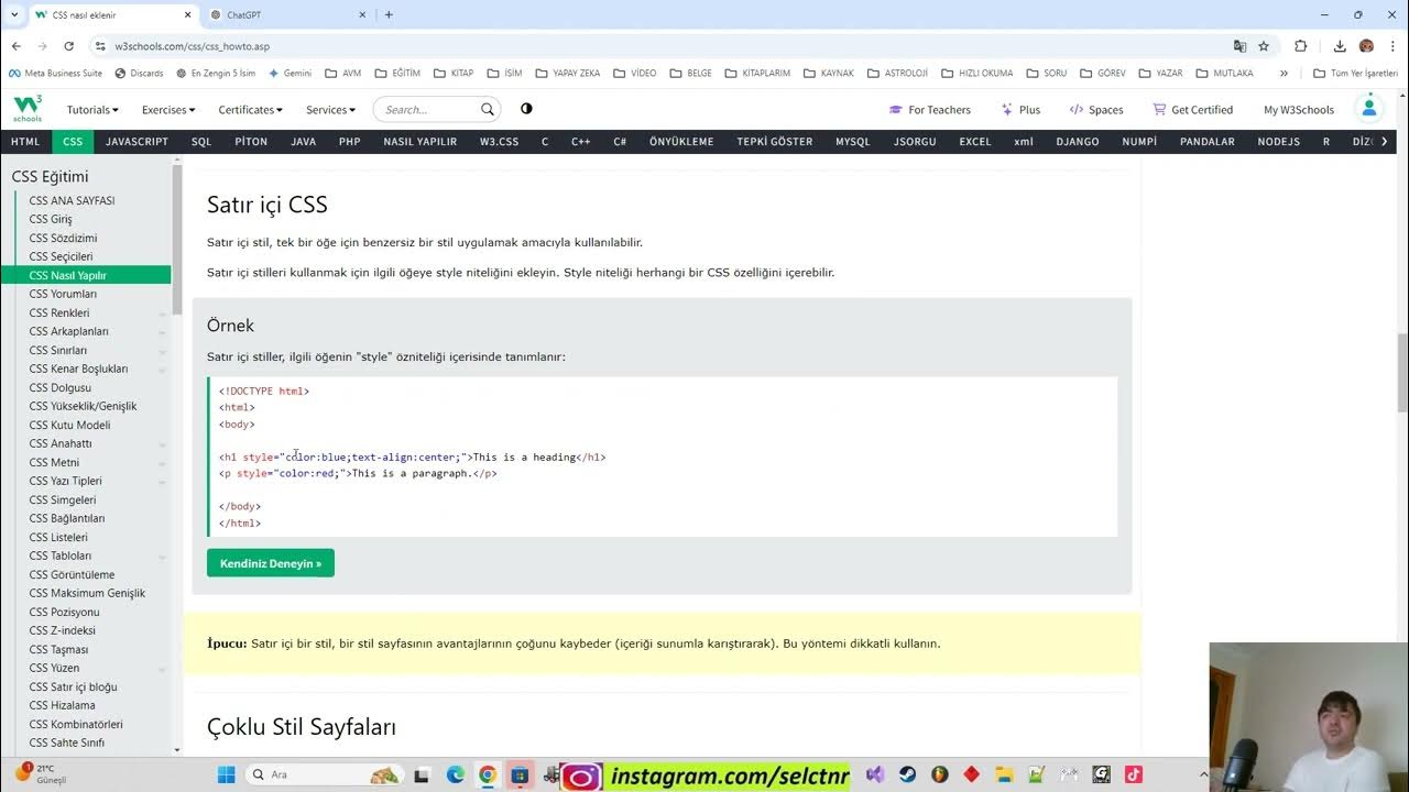 Css EĞİtİmİ Ders 4 Youtube