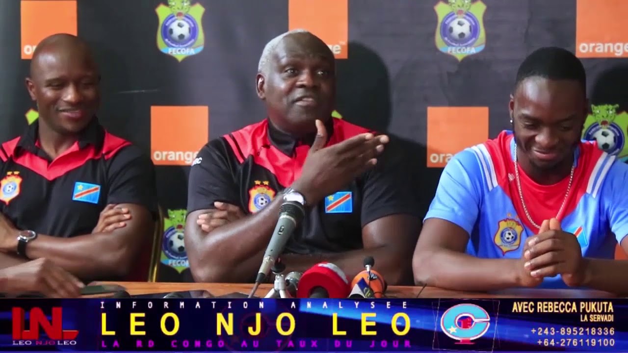 FOOTBALL: RDC vs GABON - POINT DE PRESSE AVEC LEOPARDS DE LA RDC - YouTube