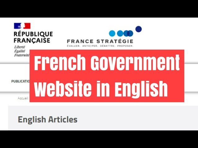 France Government Website