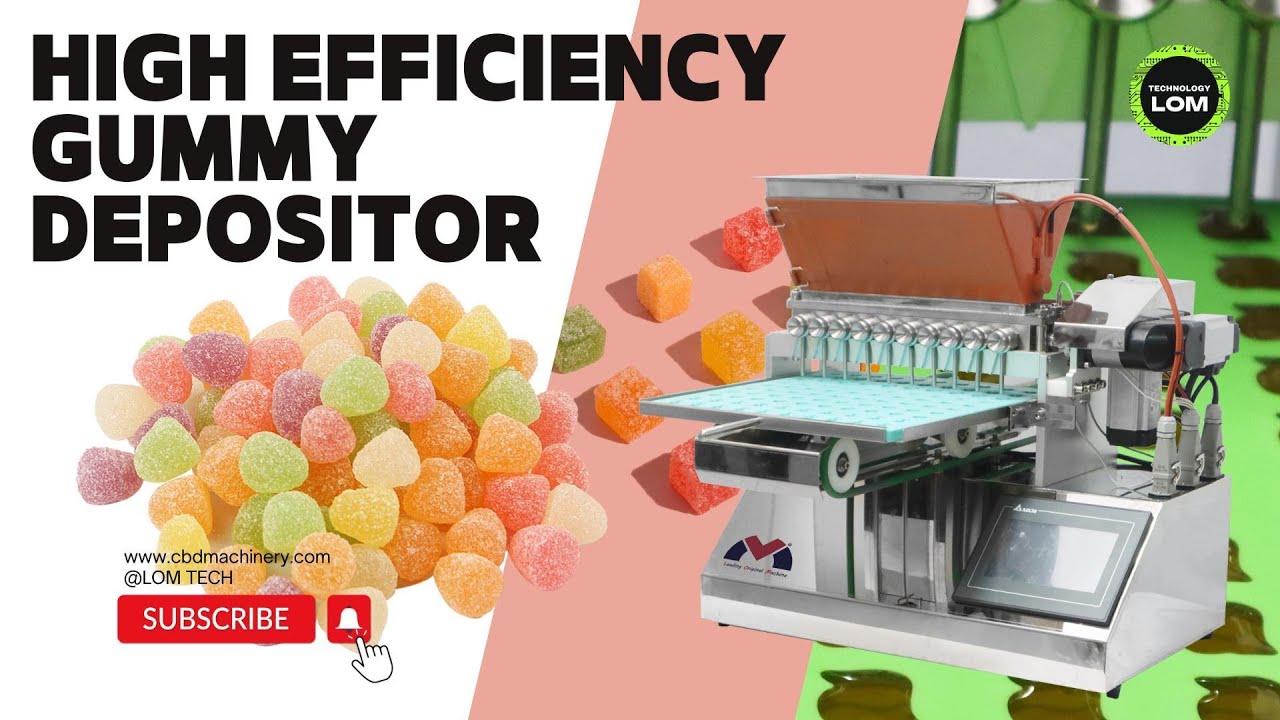 Newly upgraded cbd gummy machine support customization gummy depositor ...