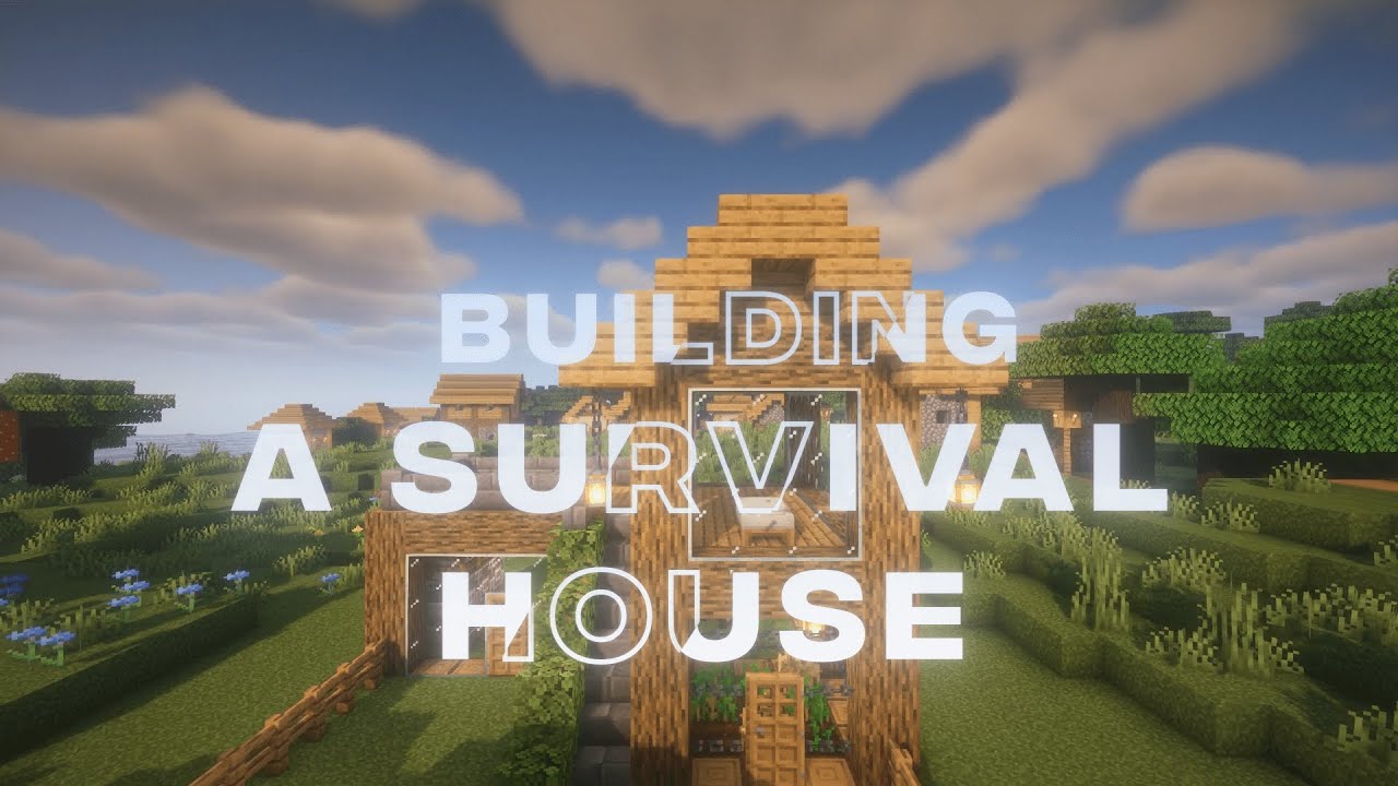 Building a Survival House | Time-lapse | Minecraft | Frostflame - YouTube