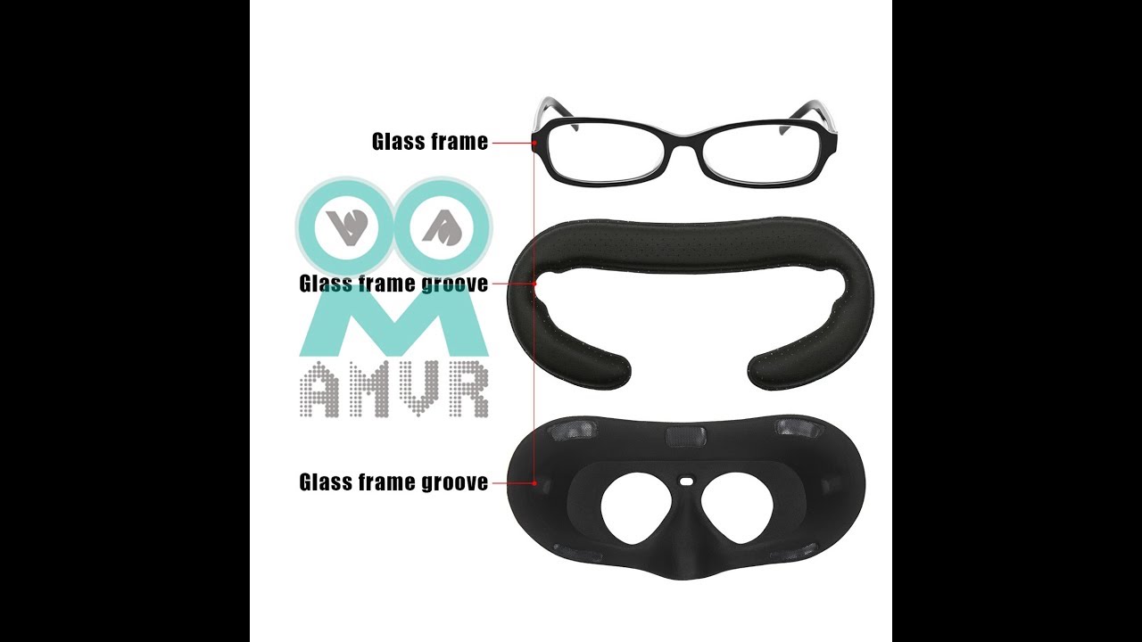 AMVR Oculus Go VR cover Replacement Eye Mask Pad with PU Leather ...