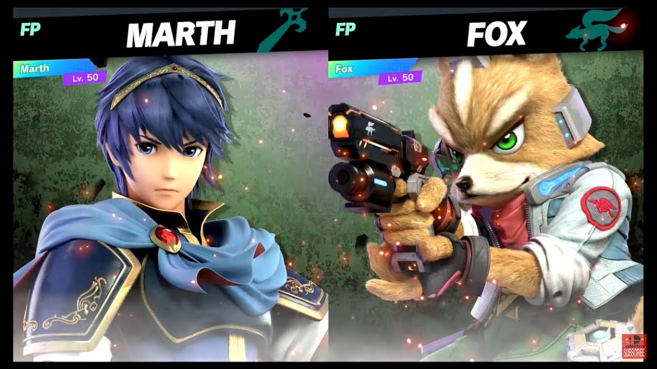 Super Smash Bros Ultimate Amiibo Fights – Request #24813 Marth vs Fox ...