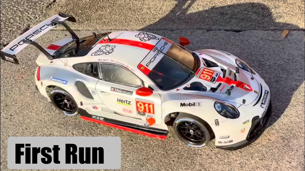 Nitro RC Porsche 911 RSR First run - YouTube