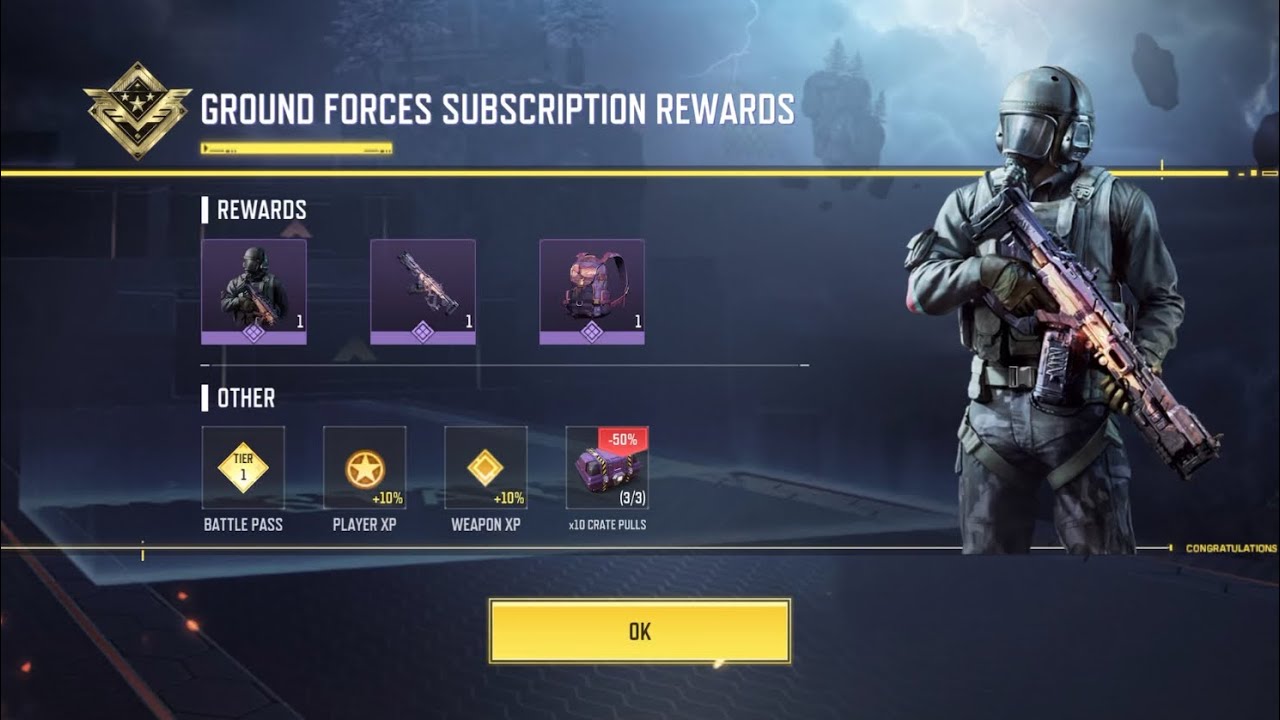 Codm Claiming S6 Ground Forces Subscription Rewards | Gustavo Cloud ...
