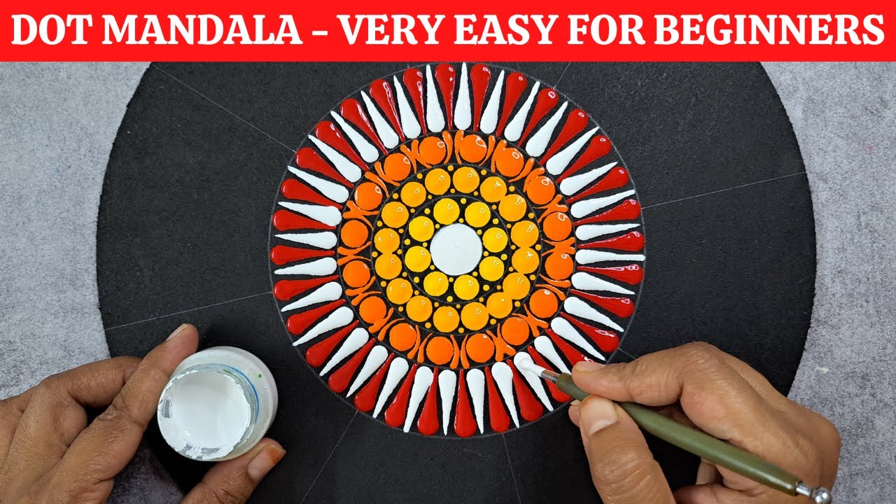 Dot Mandala Art | Dot mandala art for beginners | Dot Art | 139 | 2023 ...