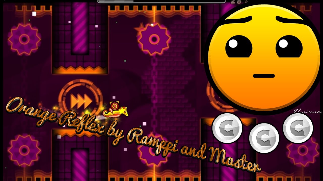 Geometry Dash Orange Reflex by Ramppi and me - YouTube