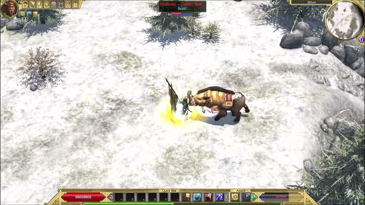 Titan Quest - Hildisvini ~ Golden Boar - YouTube Titan Quest - Hildisvini ~ Golden Boar - YouTube