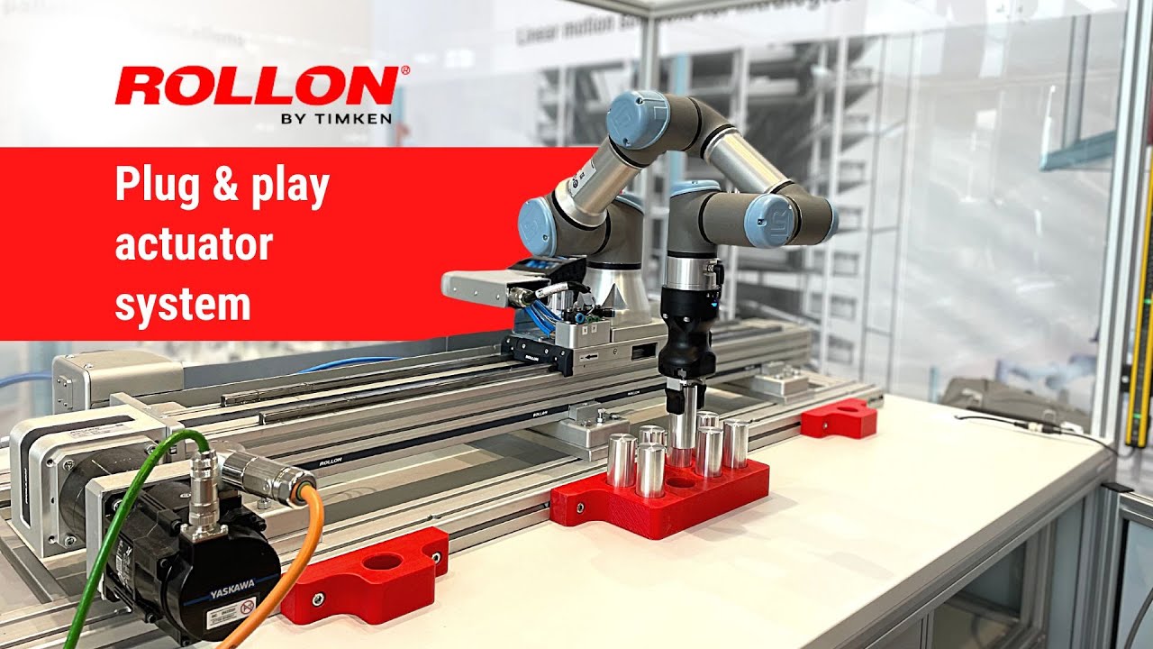 Application example by Rollon: Cobot Transfer Unit (CTU) in action ...