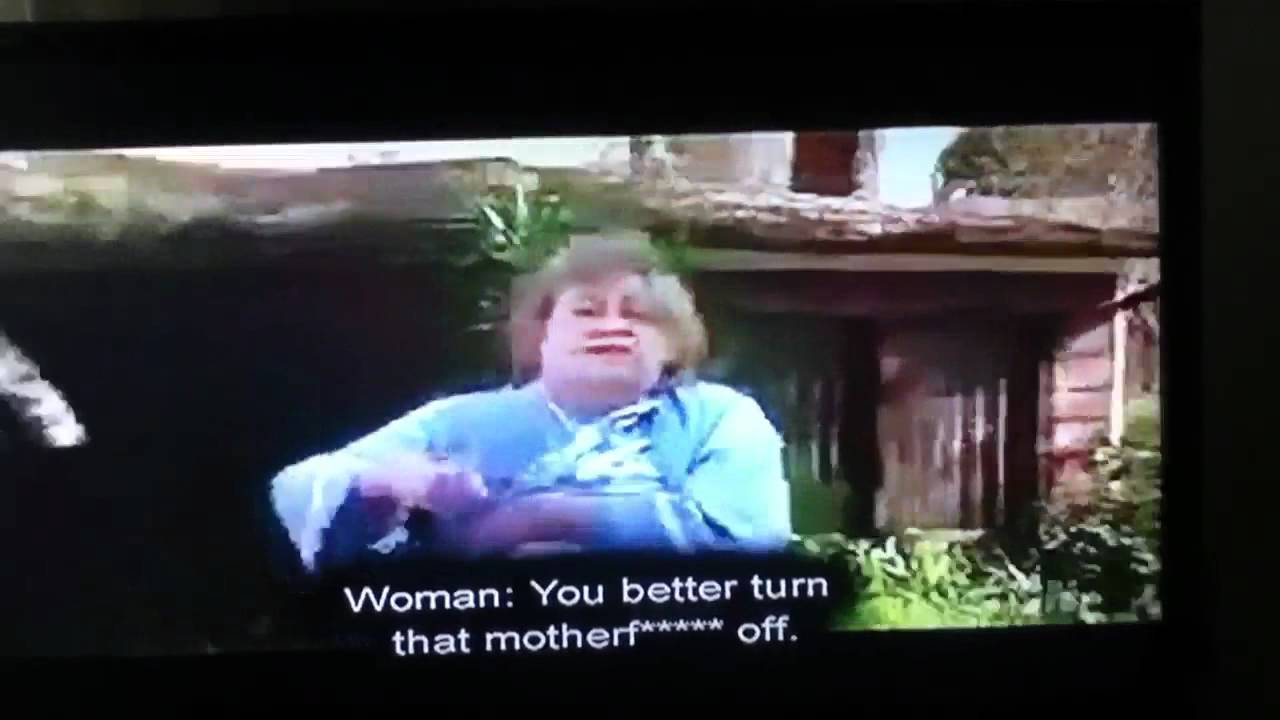 Woman yells at barking dog and cameraman - YouTube