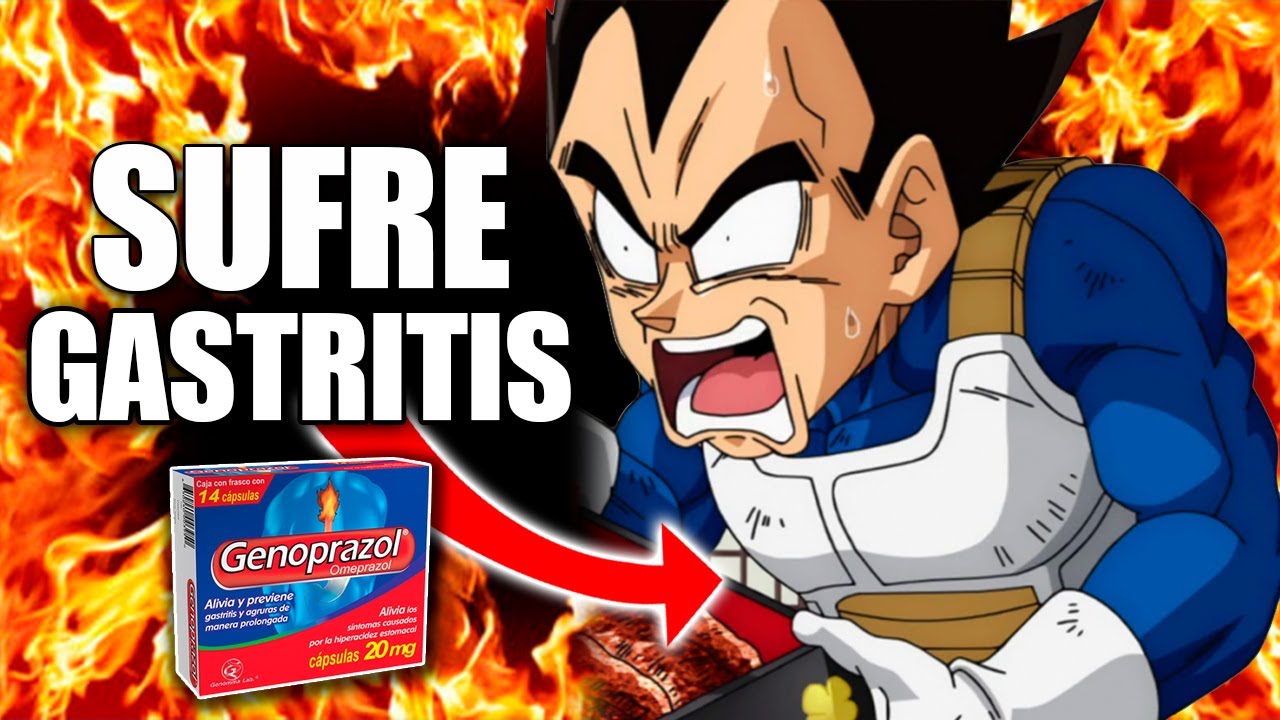 A vegeta le da gastritis y canta la canción de genoprazol / Humor ...