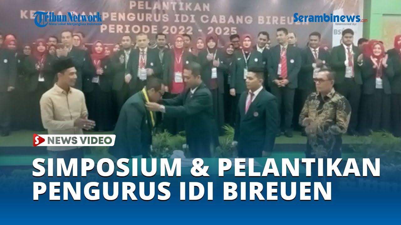 Simposium dan Pelantikan Pengurus IDI Bireuen - YouTube