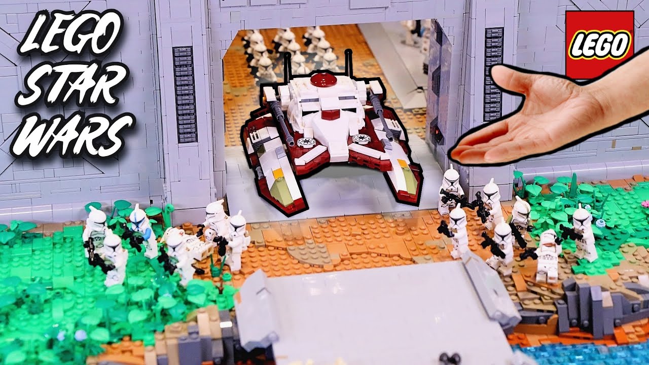 We built a LEGO CLONE BASE MOC in 30 Days... Republic Fortress Delta ...
