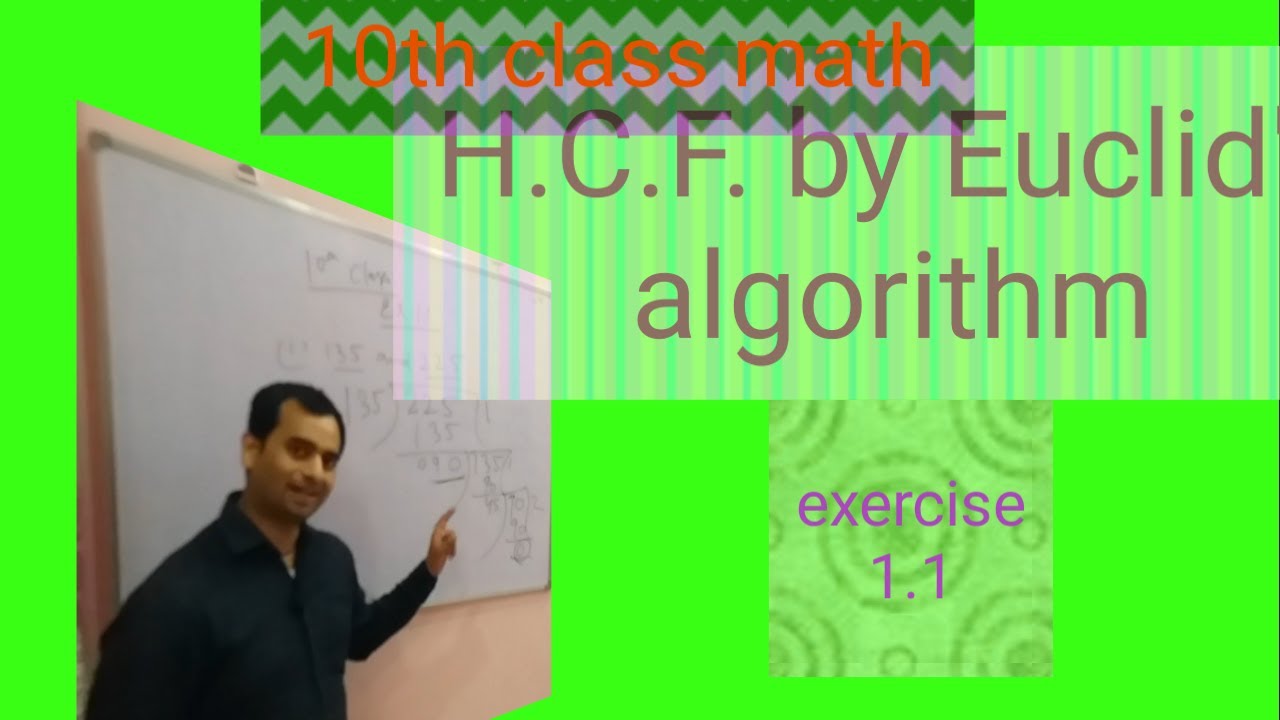 hcf by euclid algorithm || HCF highest common factor|| 10th class math ...
