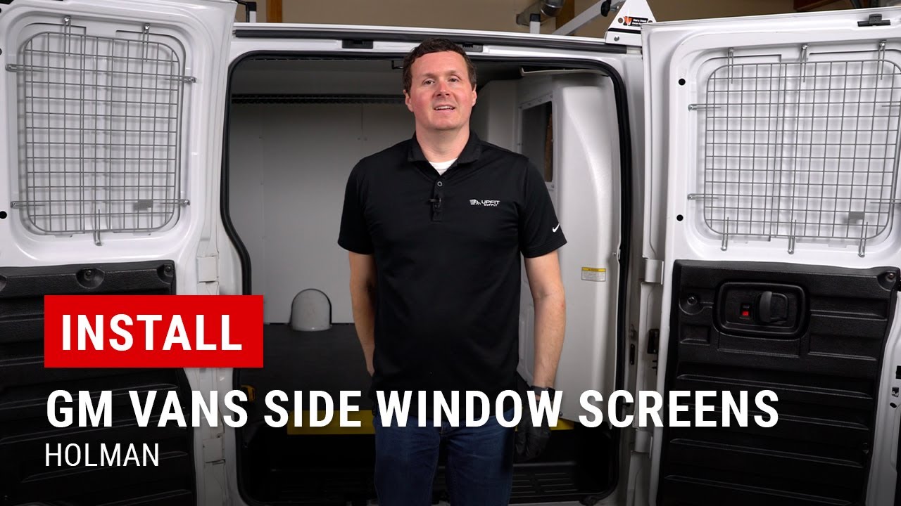 How To Install Side Window Screens on GMC Savana or Chevrolet Express ...