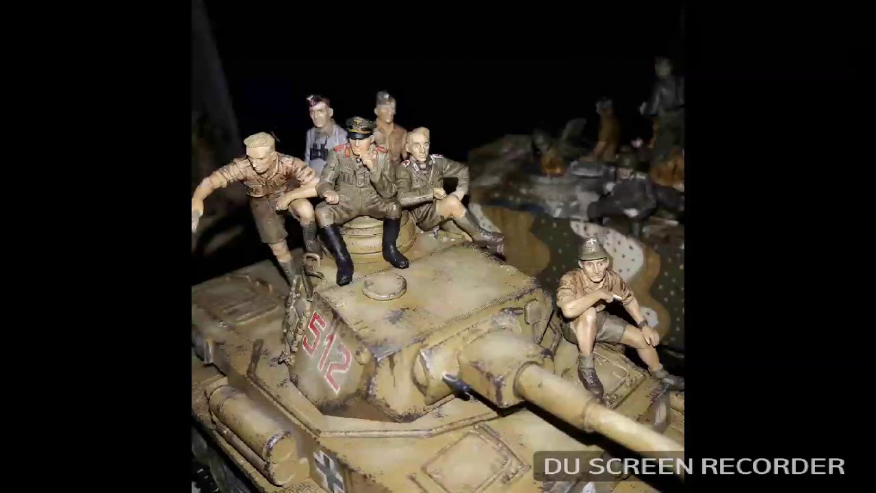 Master Box Limited WWII Rommel & German Tank Crew DAK. Academy PzKpfw ...