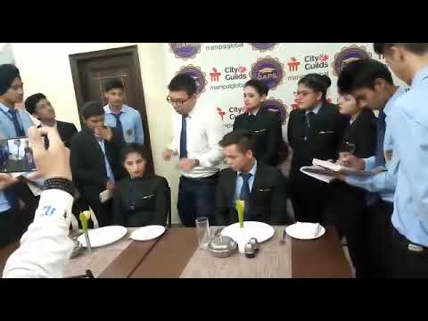 Unfolding the Napkin || How to unfold the napkin for the guest - YouTube