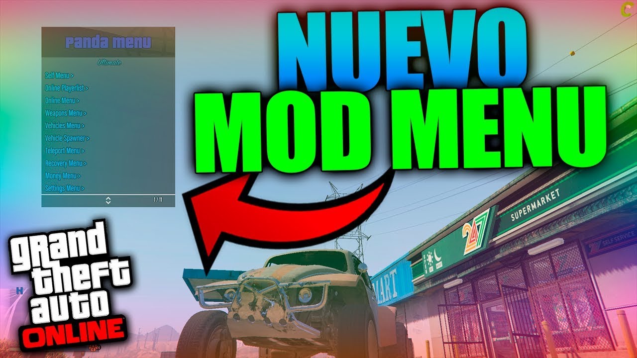 NUEVO MOD MENU GRATUITO para GTA V ONLINE PC "Panda" | GTA V 1.43 - YouTube