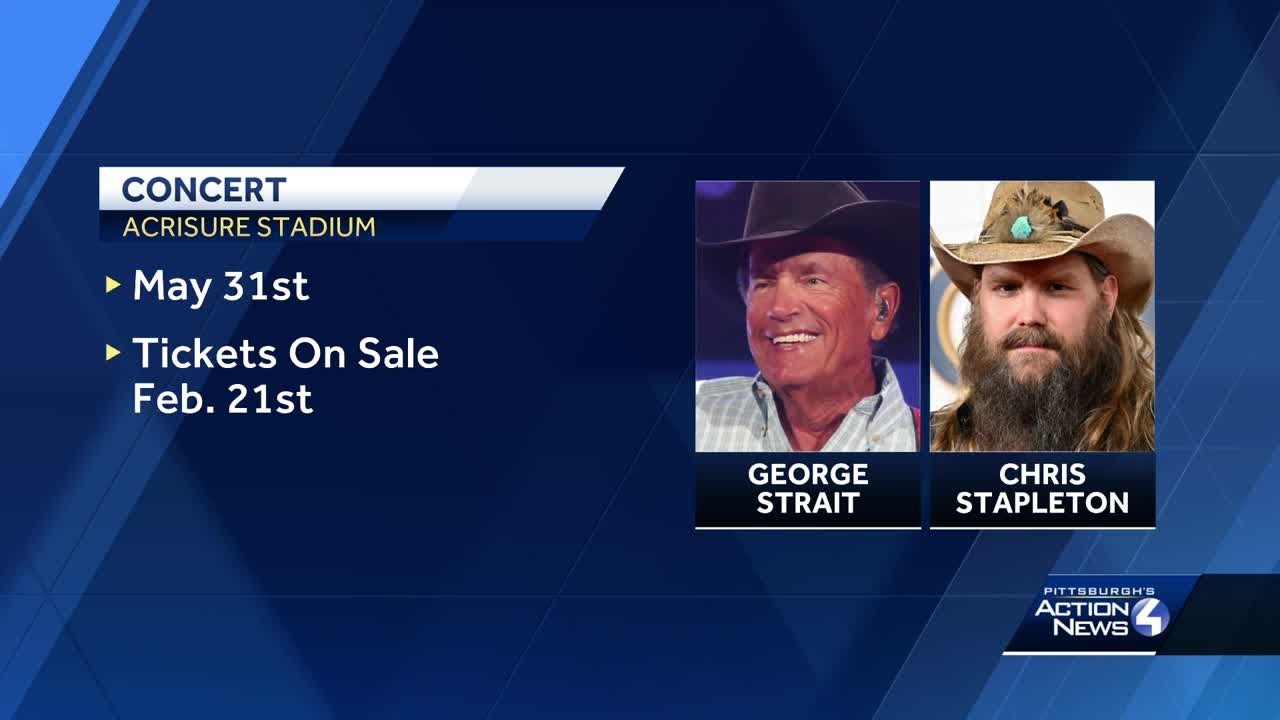 George Strait and Chris Stapleton 2025 tour coming to Acrisure Stadium ...