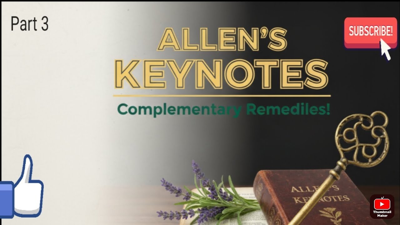 Complementary Medicines from Allen's keynote ( Part 3) - YouTube