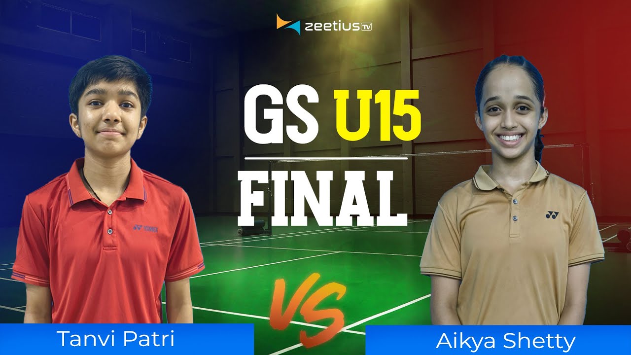 Tanvi Patri VS Aikya Shetty | 36th Sub Junior National Badminton ...