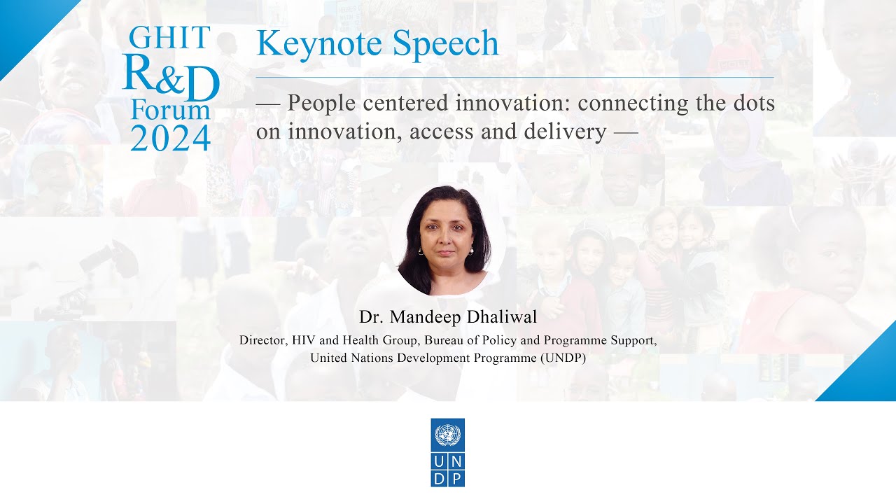[ R&D Forum 2024 ] Keynote Speech｜Dr. Mandeep Dhaliwal (UNDP) "People ...