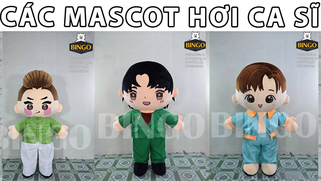 Tổng hợp các mẫu mascot hơi ca sĩ-mascot hơi idol theo yêu cầu! - YouTube