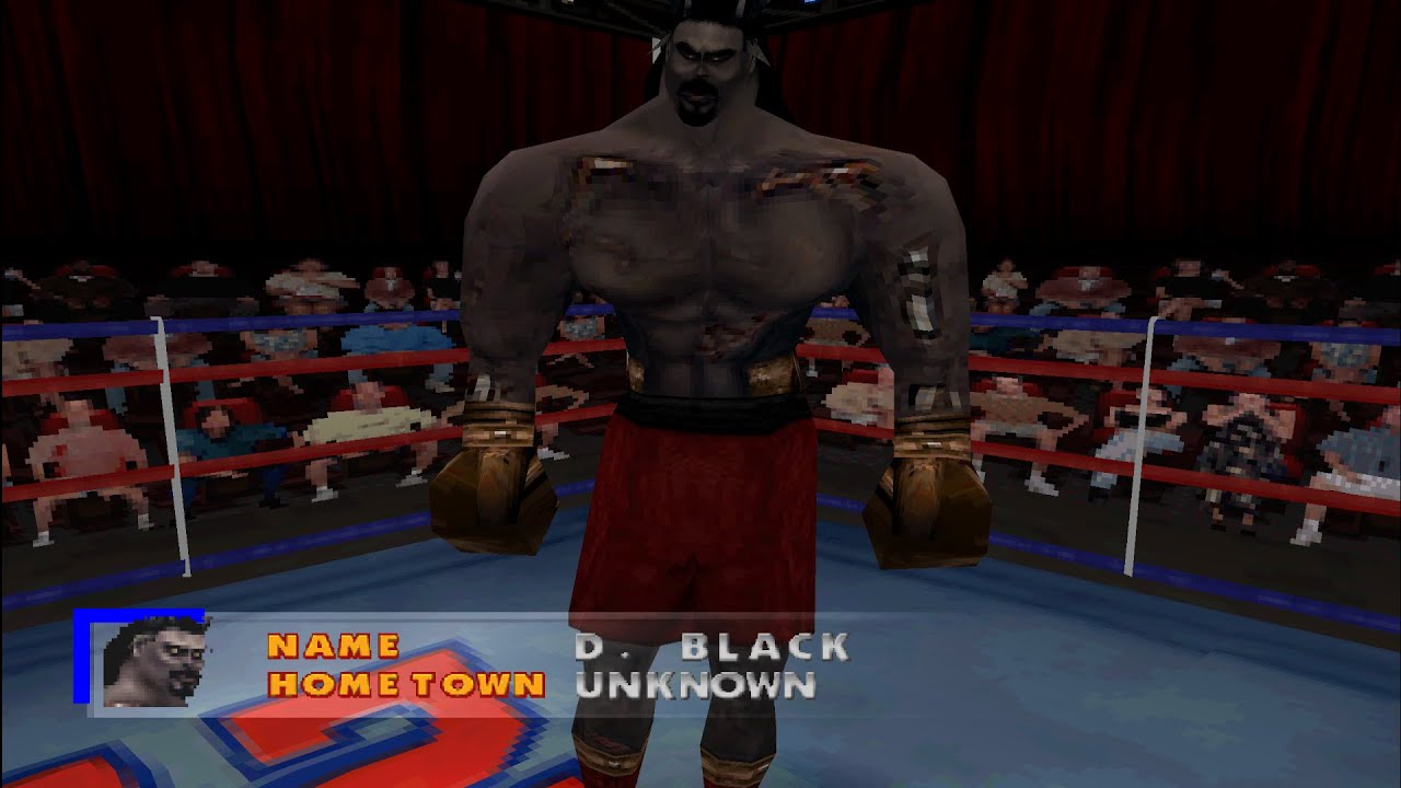 Ready 2 Rumble Boxing (Playstation) | Damien Black Hard Arcade Ladder ...