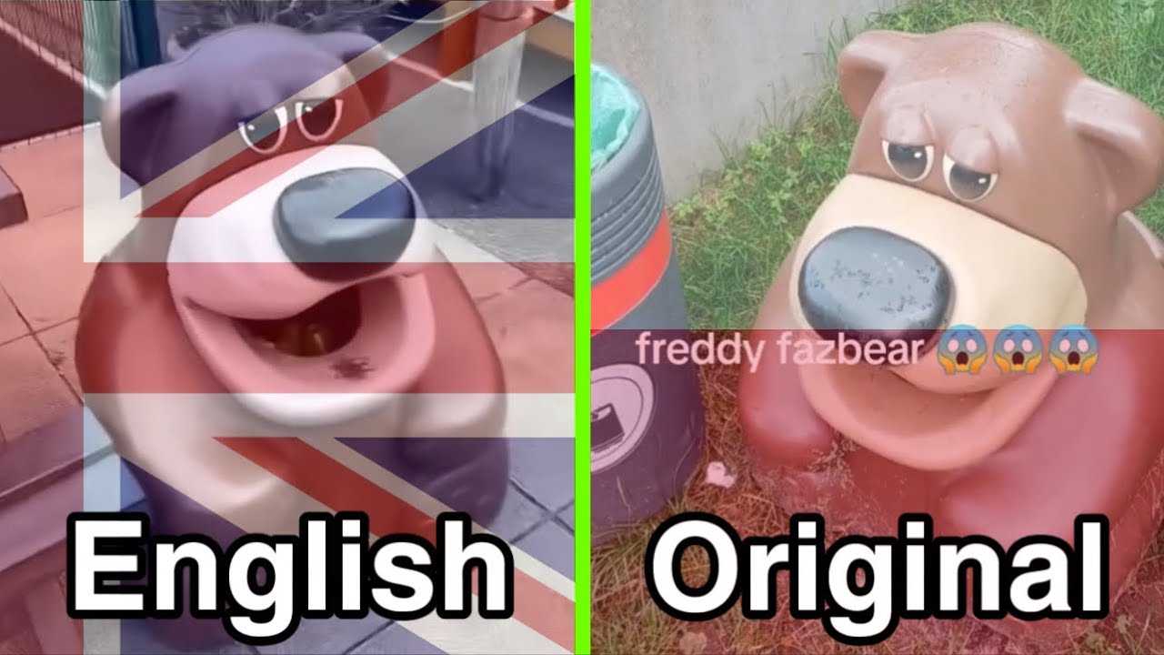 Original Freddy Fazbear trash meme UK vs Poland - YouTube