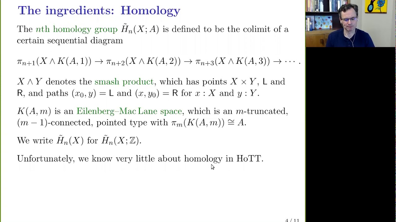 The Hurewicz Theorem in Homotopy Type Theory - Dan Christensen - YouTube