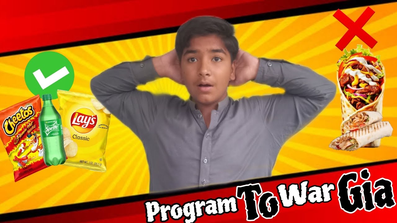 Program To War Gia Aj shawarma ki Jagah Lays Kha Lia 😋😋😍😍 - YouTube
