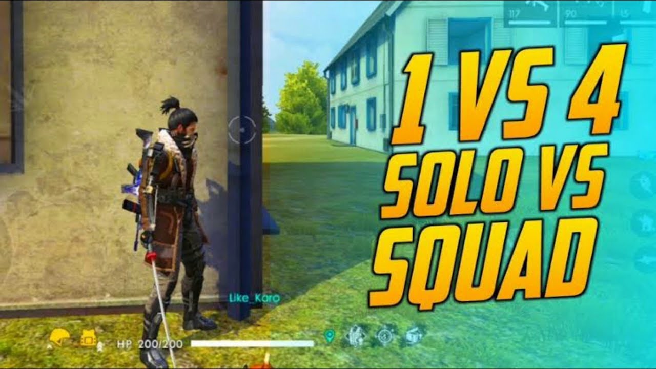 FREE FIRE :||1 VS 4 CLASH SQUAD🔥🔥 || MOST EPIC GAME. - YouTube