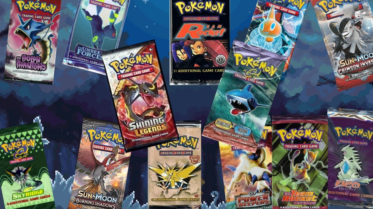 Random pokemon booster pack opening! - YouTube