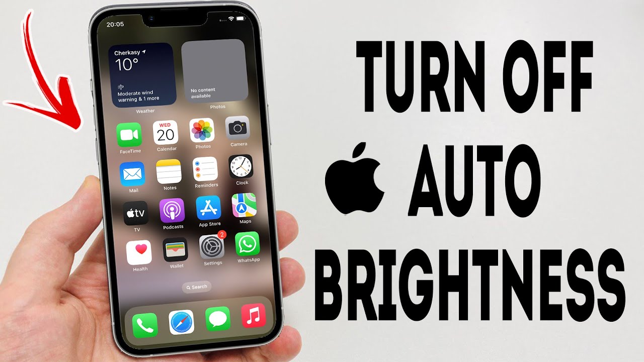 How To Turn Onoff Automatic Screen Brightness On iPhone - Full Guide ...
