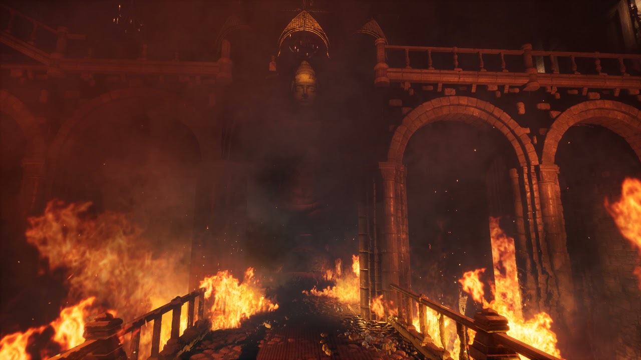 Real-time fire simulation - YouTube