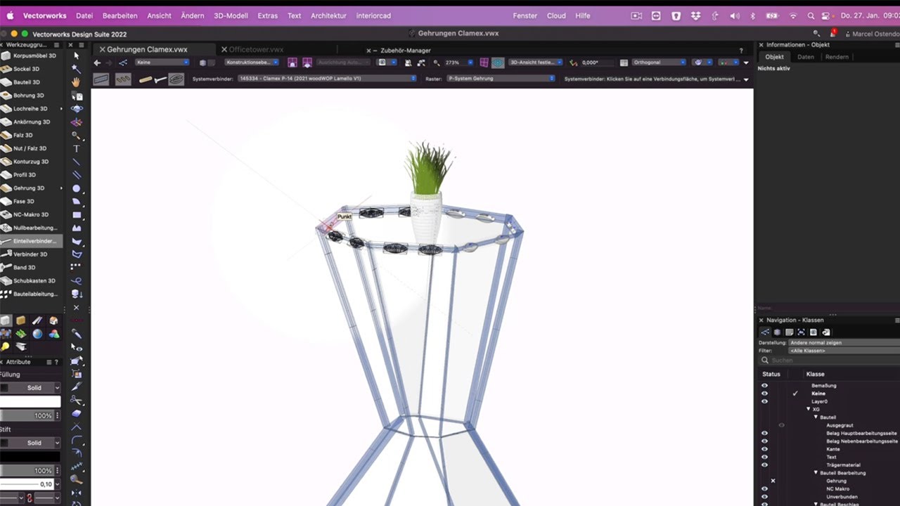 Lamello-Partner-Vectorworks-DesignSuite2022-Clamex-P-DE - YouTube