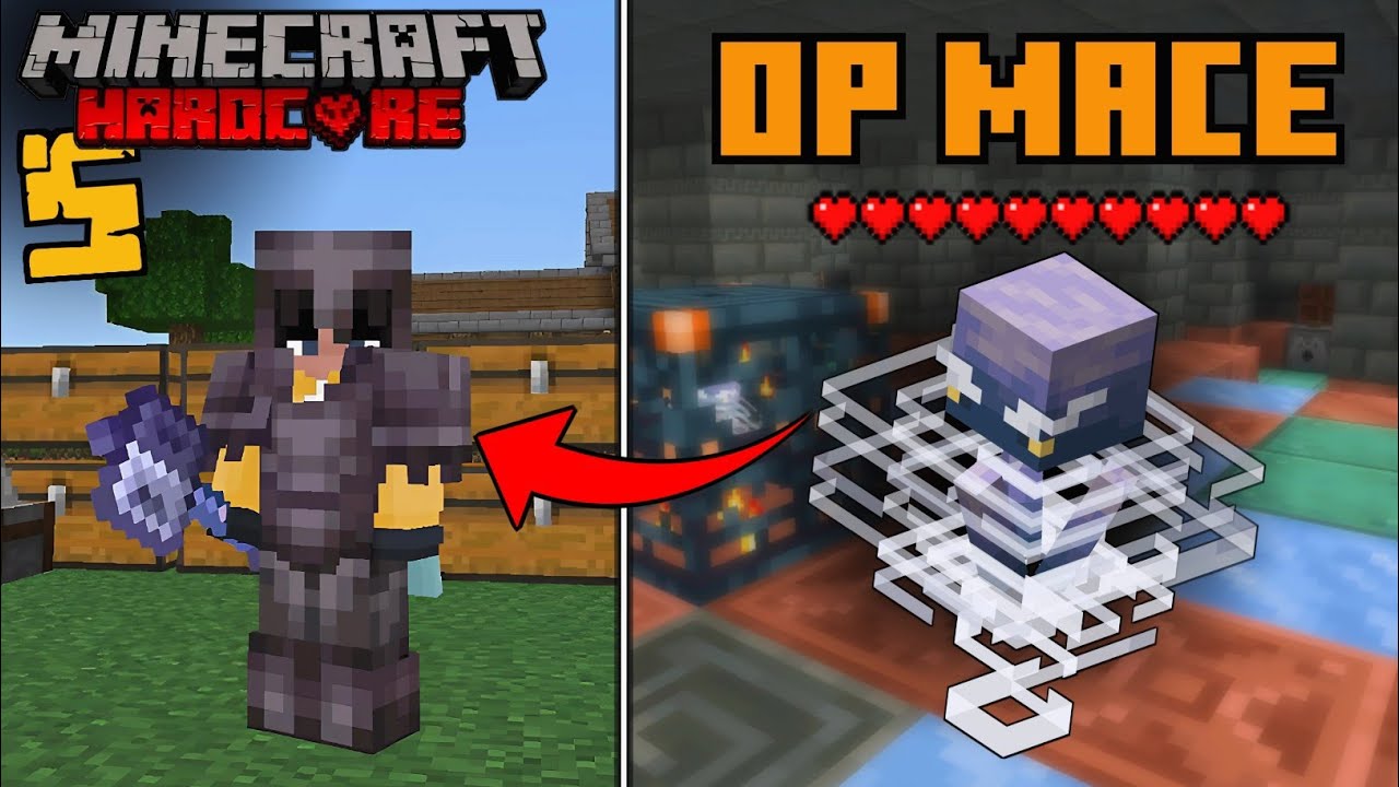 i GOT OP MACE IN MINECRAFT HARDCORE || Tamil || Bee man - YouTube