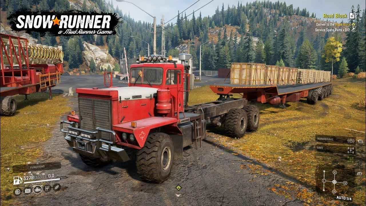 SnowRunner - M181 Pacific P12W Truck Transporting Powerful Challange in ...