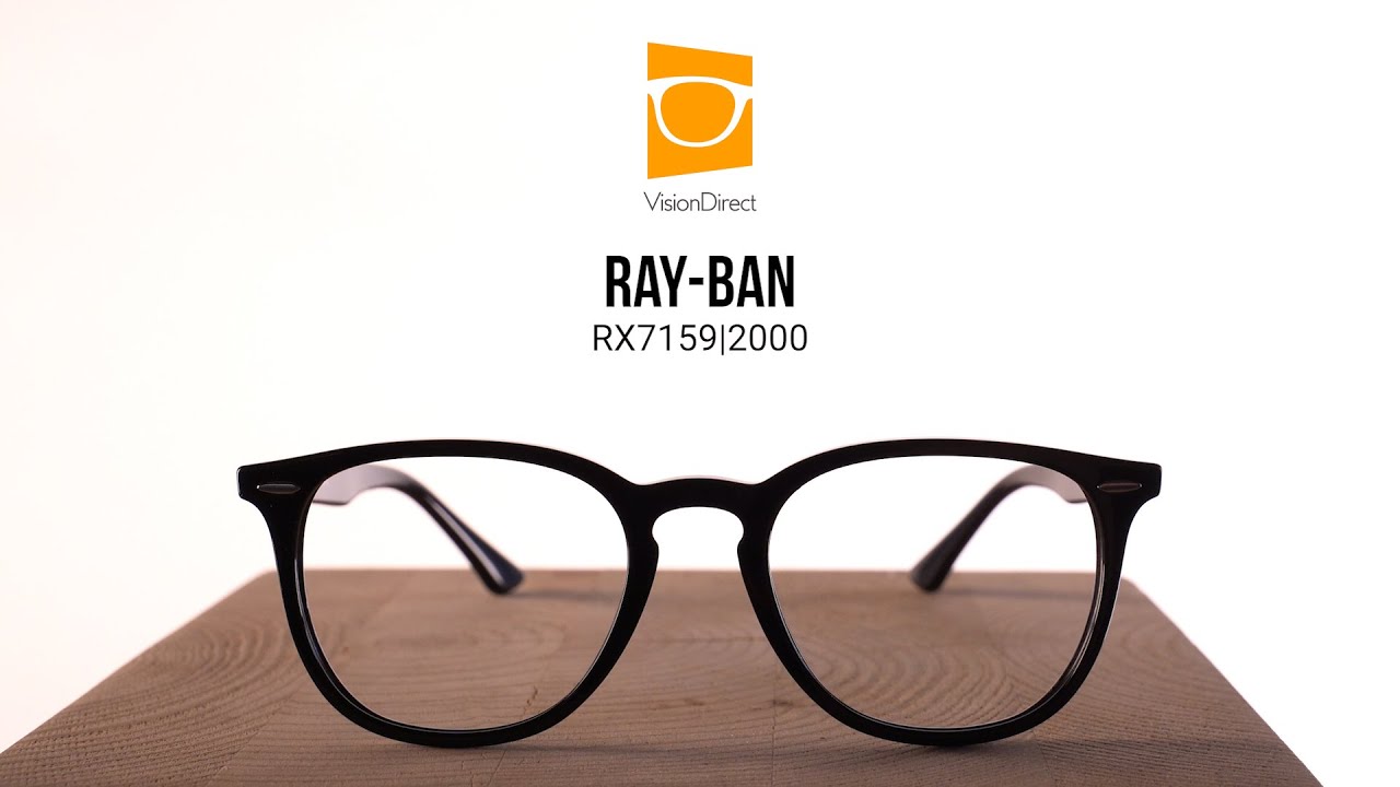 Ray-Ban RX7159 2000 Eyeglasses Review - YouTube