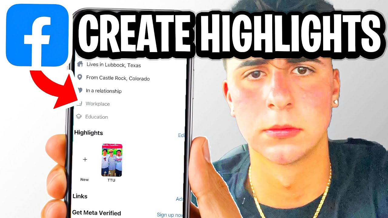 How To Create Highlights On Facebook - Step By Step - YouTube