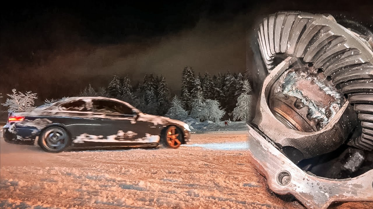 Sveiser diff på BMW E92! 100% sperre #drifting - YouTube