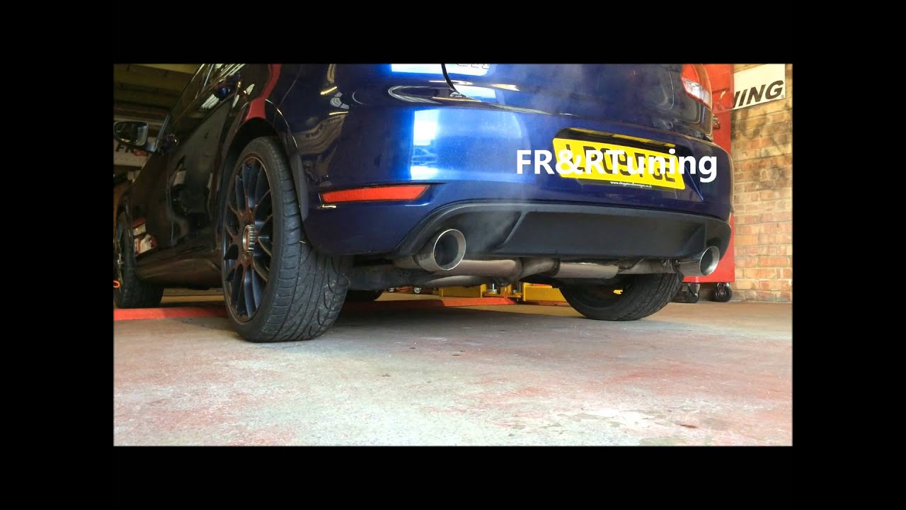 Milltek Race Exhaust System on Volkswagen VW Golf mk6 GTI 2.0 TSI DSG ...