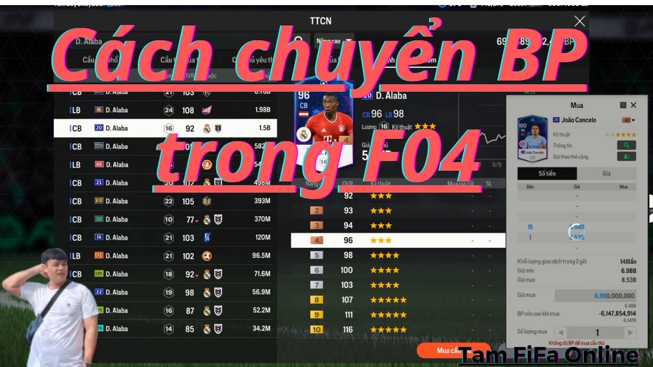 Cách Chuyển BP Trong F04 - Sống Còn và Không Nên #fifaonline4 #fo4 # ...