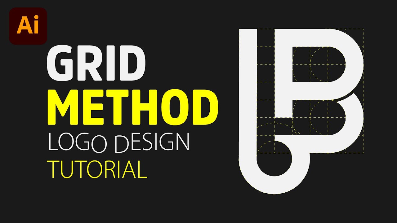 How to Create a Grid Logo Design Adobe Illustrator | Logo Design ...