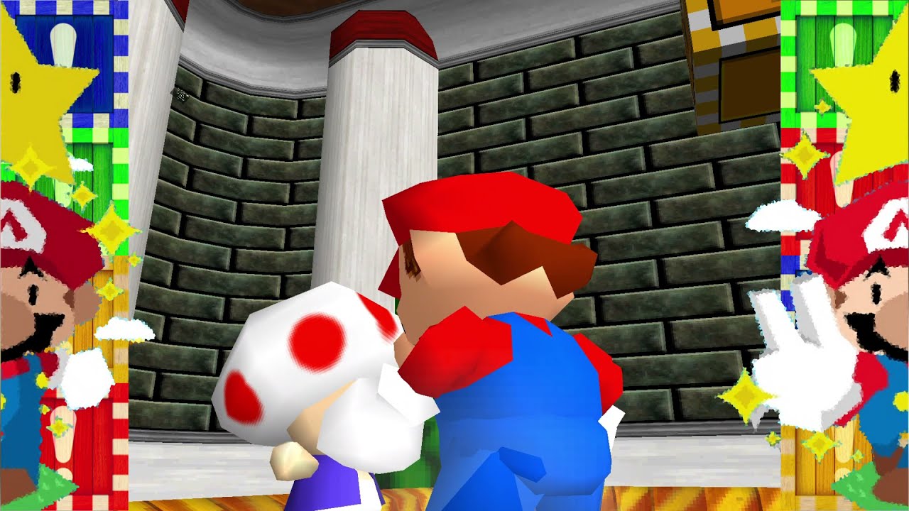 Princess Peach's Secret Slide - A First Look [Super Mario 64 Redrawn ...