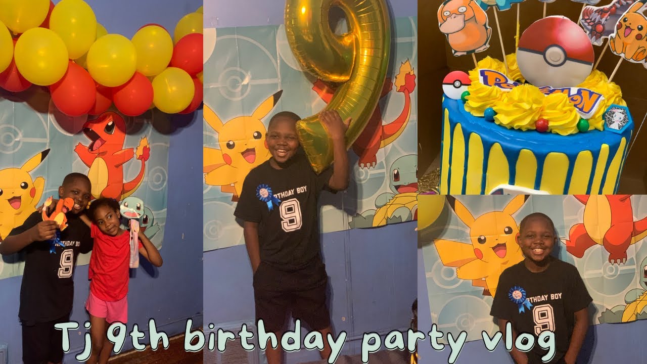Happy 9th birthday TJ| *Birthday Vlog* - YouTube