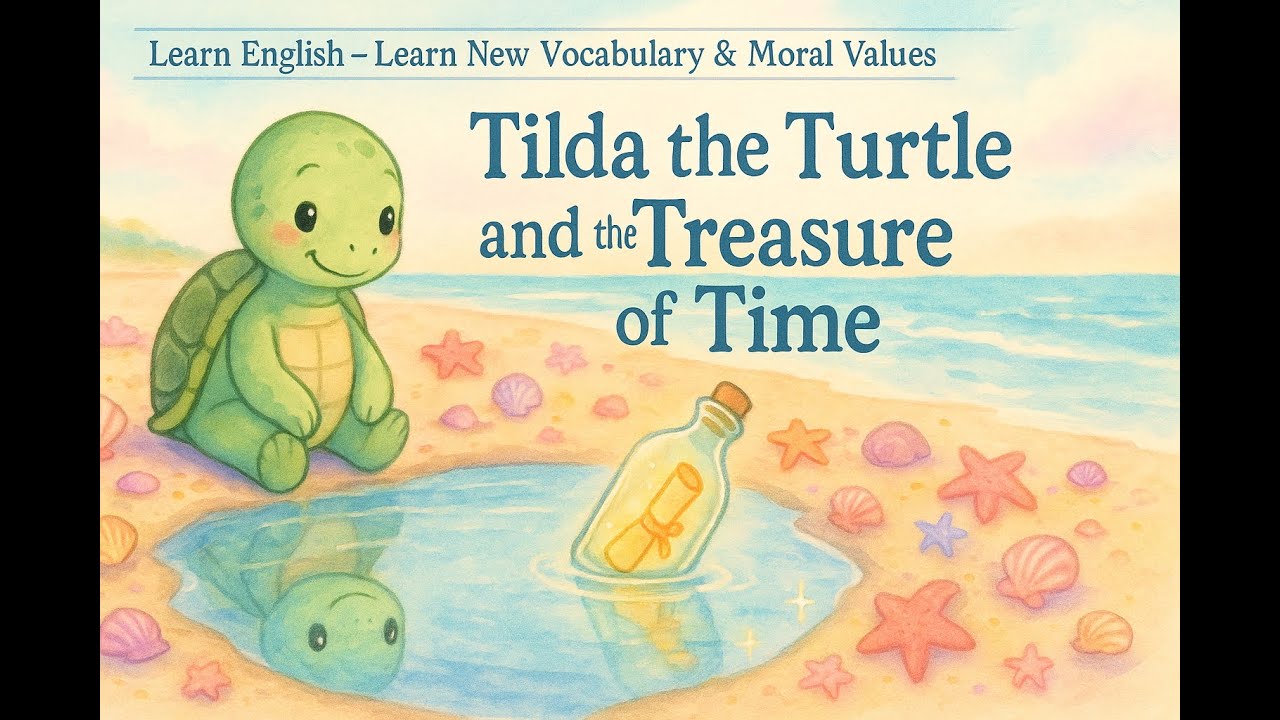 🐢 "Tilda the Turtle and the Treasure of Time | Learn English & Moral ...