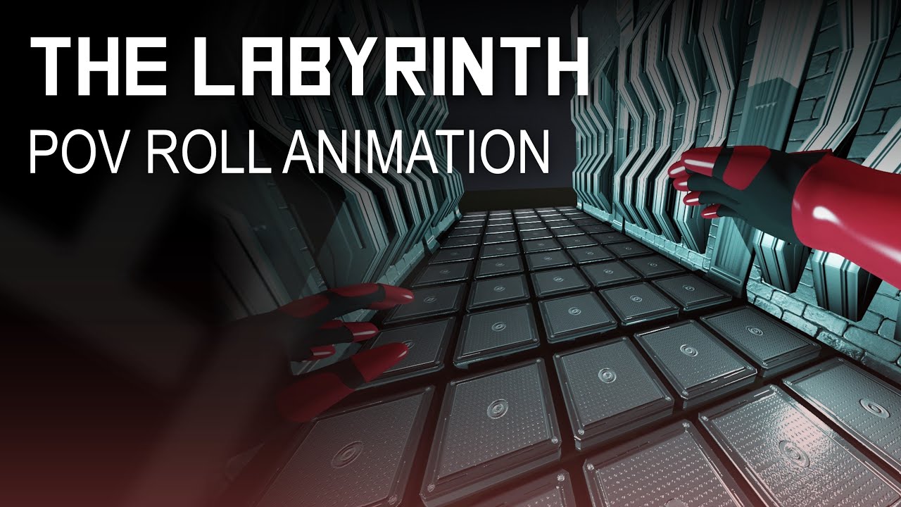 The Labyrinth - Character Model POV Roll Animation Test - YouTube