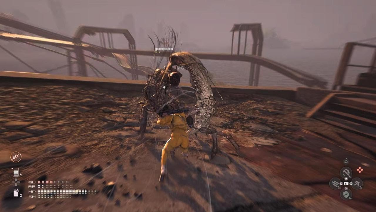 Stellar Blade eidos 9 dodge parry w Barnacle - YouTube