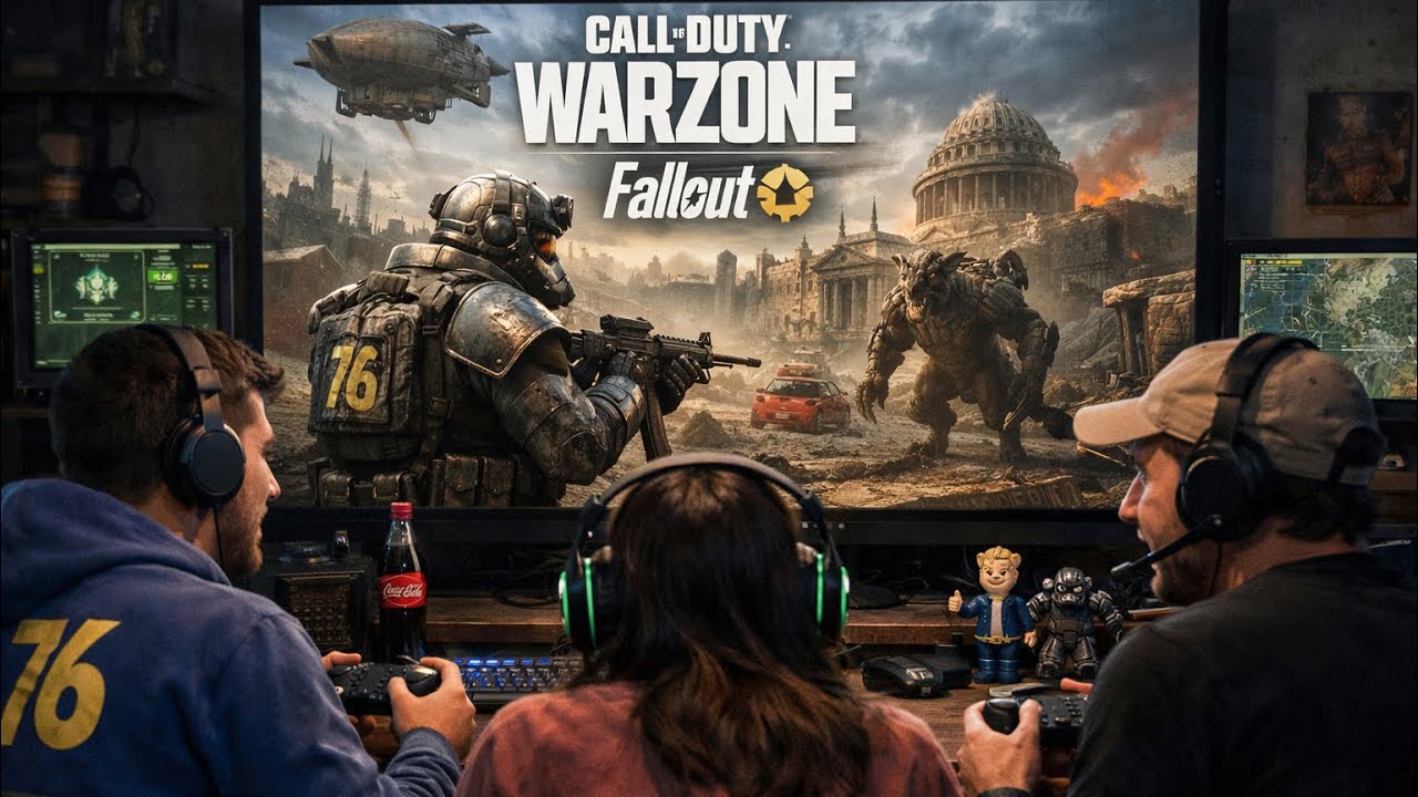 playing in the brand new Fallout x warzone season - YouTube